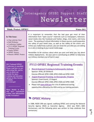 OPSEC Newsletter | PDF