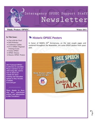 OPSEC Newsletter | PDF