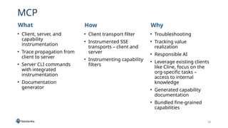 CLI, HTTP, GenAI and MCP telemetry/observability in Java | PPT