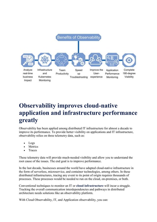 Observability A Critical Practice to Enable Digital Transformation | PDF