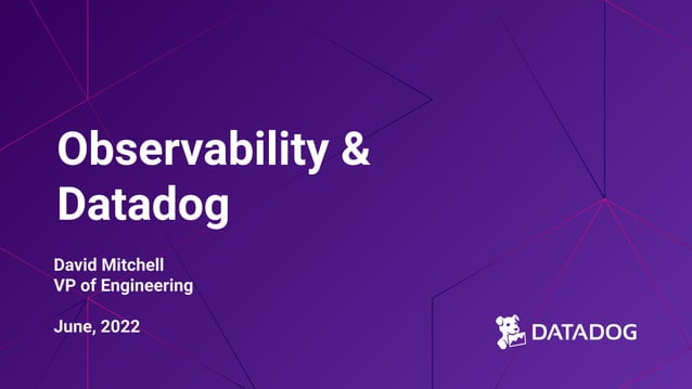 Observability & Datadog | PDF | Cloud Computing | Internet