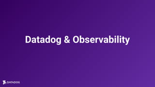 Observability & Datadog | PDF