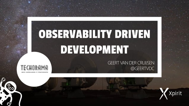 Observability driven development | PPT