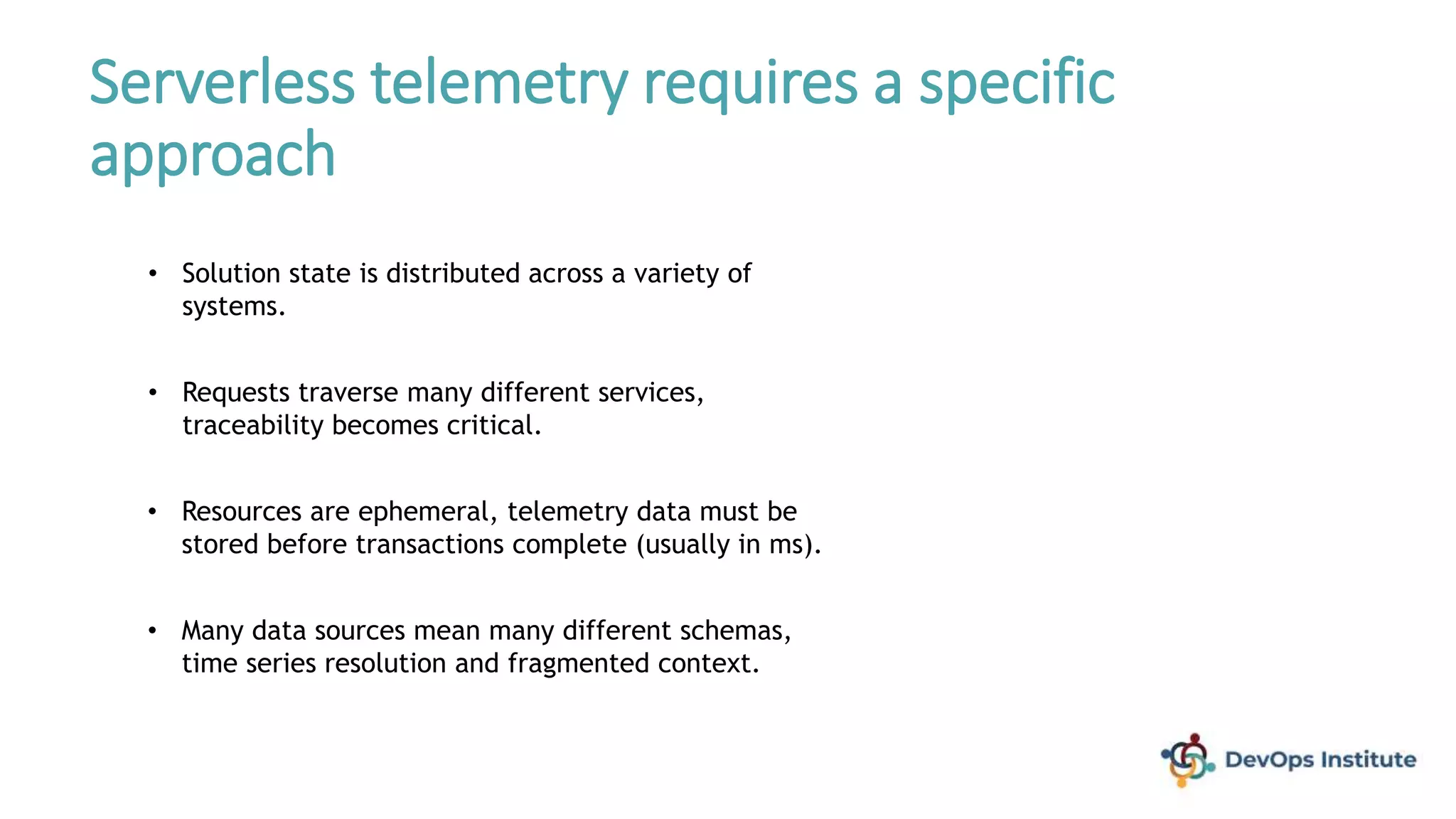 Observability in serverless solutions | PPT