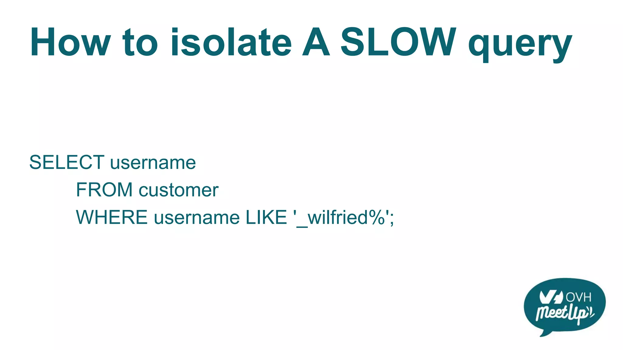 Improve your SQL workload with observability | PPT