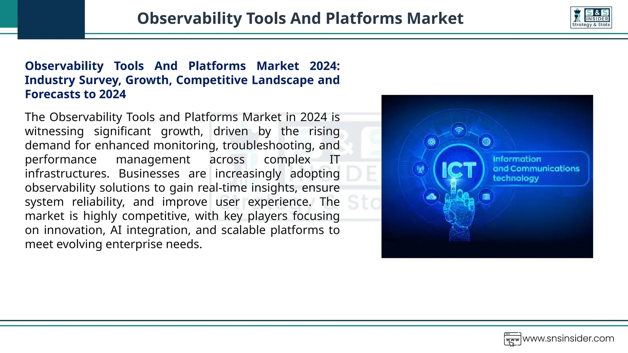 Observability Tools And Platforms Market | PPTX
