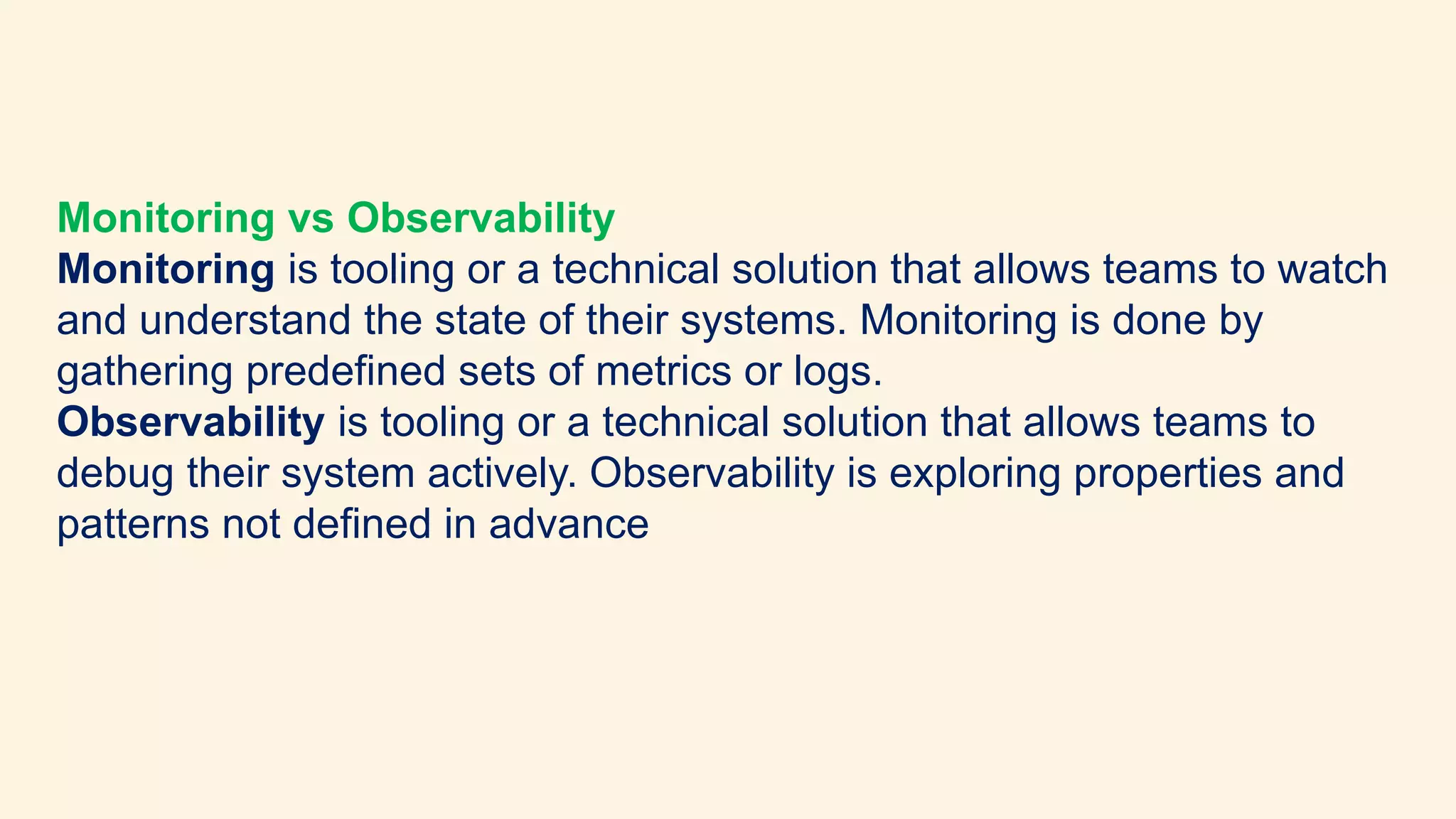 Observability Vs Apm Vs Monitoring Comparison Pptx