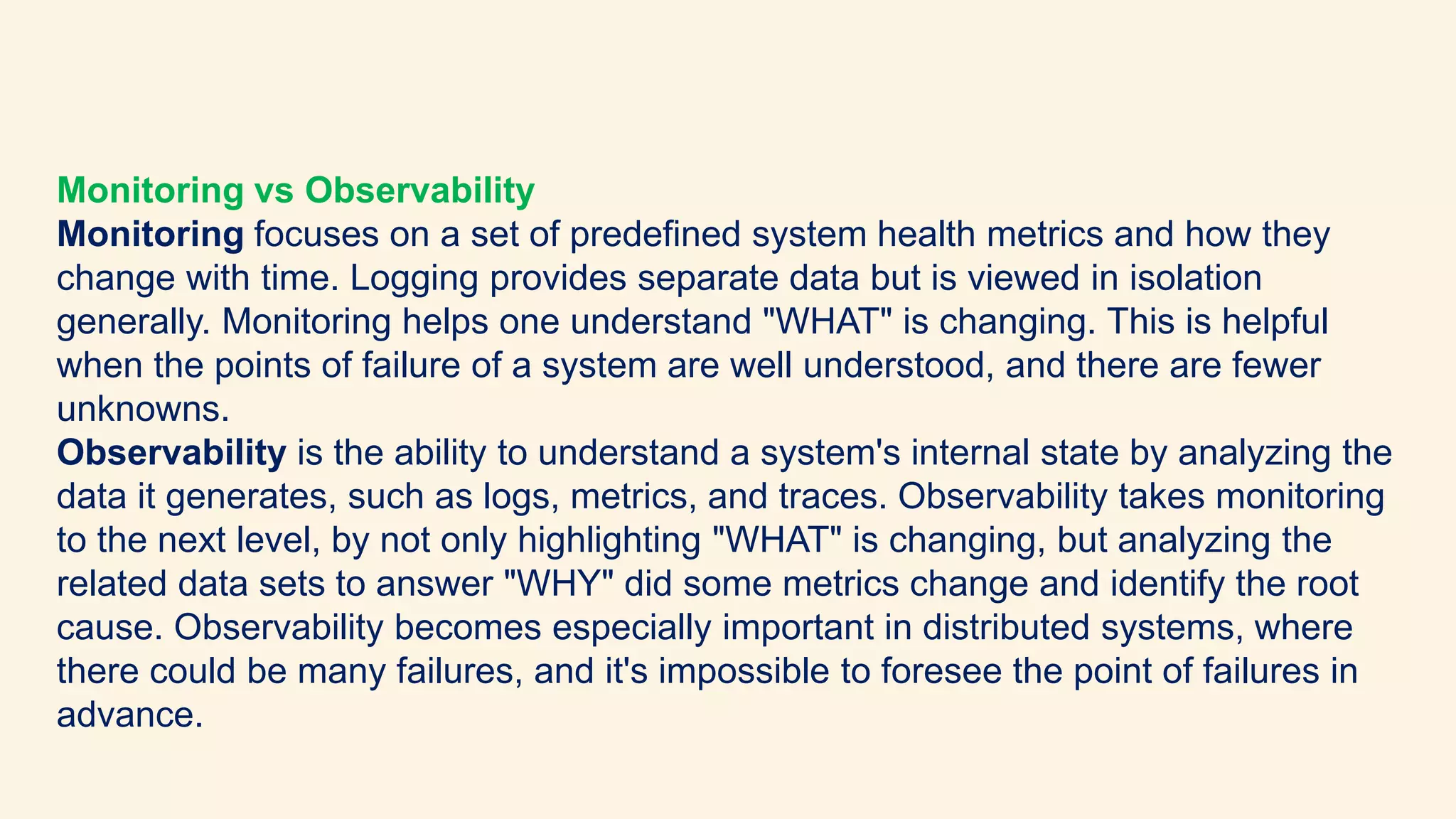 Observability vs APM vs Monitoring Comparison | PPTX