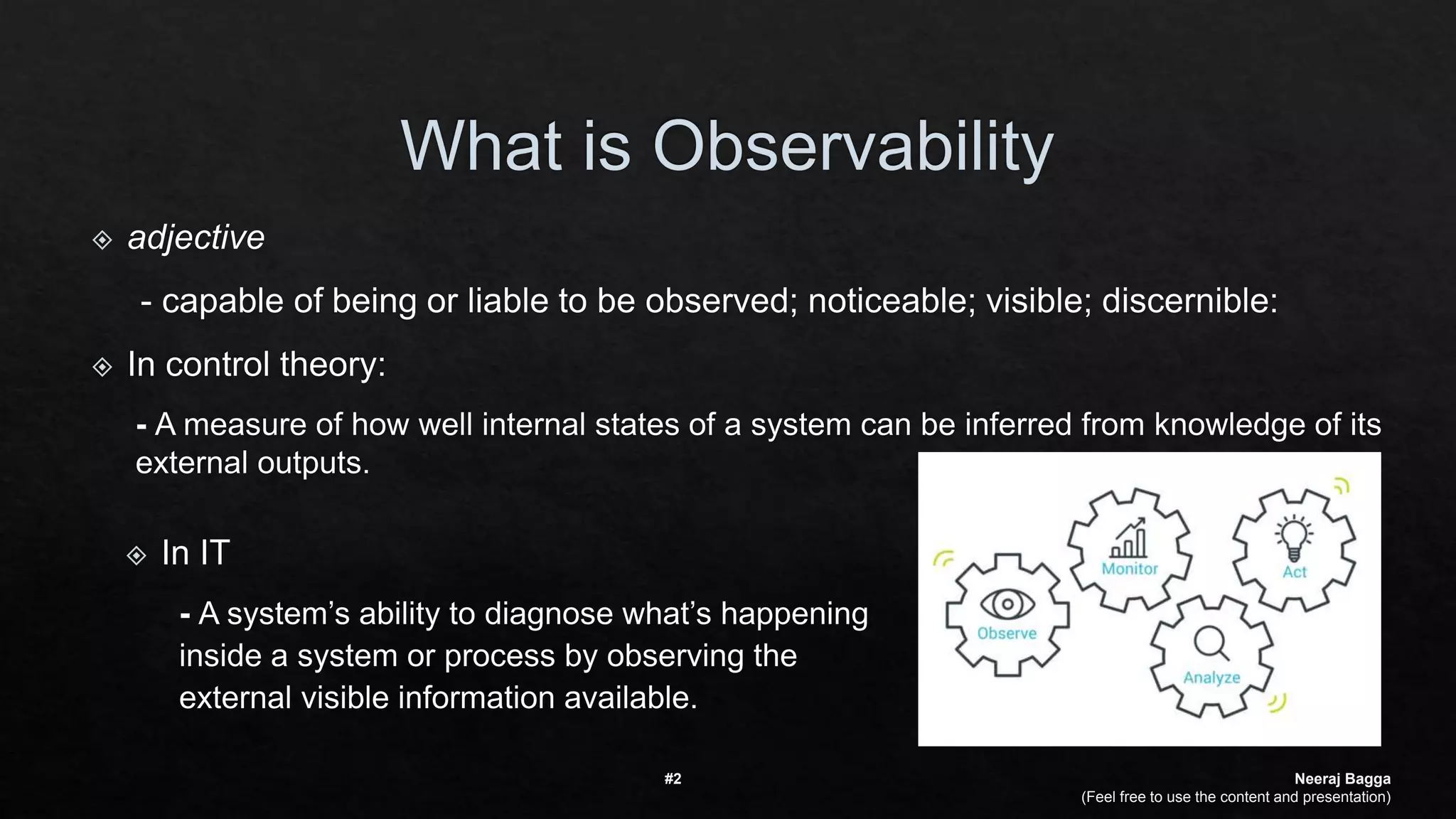 Observability, what, why and how | PPTX | Technology & Computing