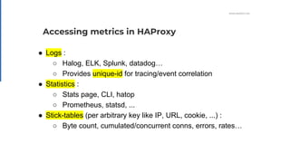 Observability with HAProxy | PDF