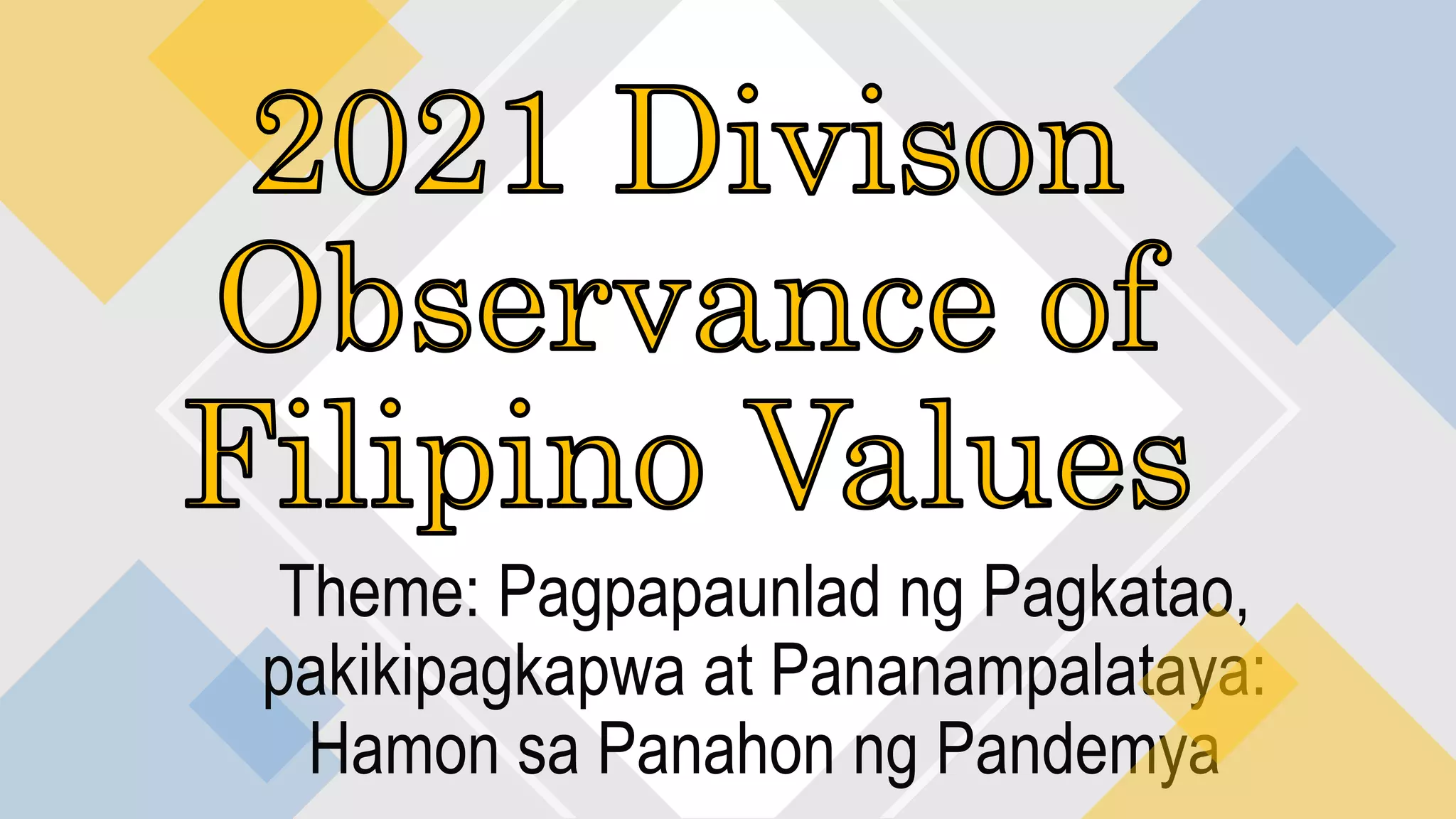 Observance of Filipino Values.pptx
