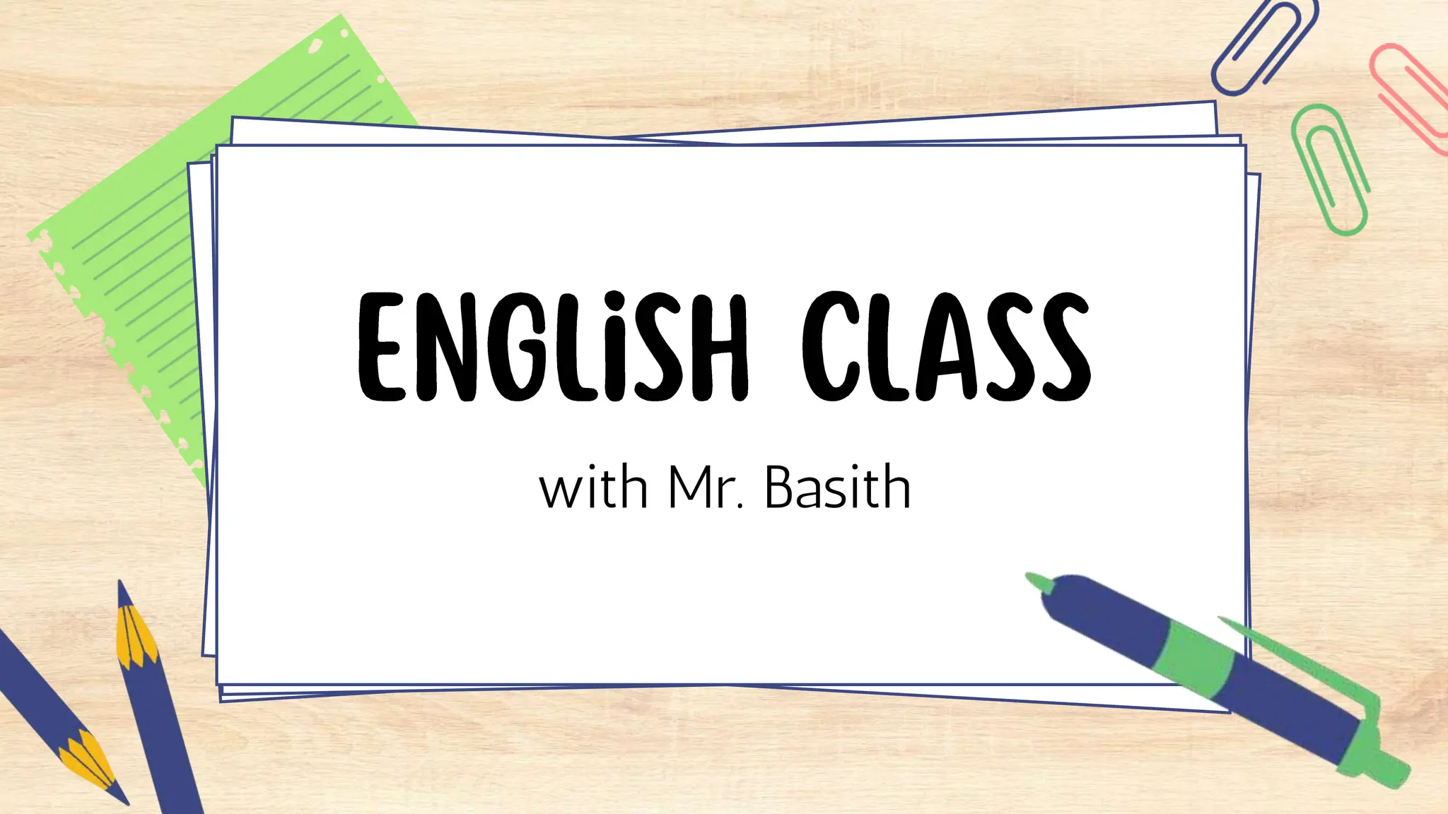Power point of English class that can be found anywhere | PPT