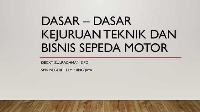 materi observasi ddk kelas 10 tbsm dasar kejuruan | PPT