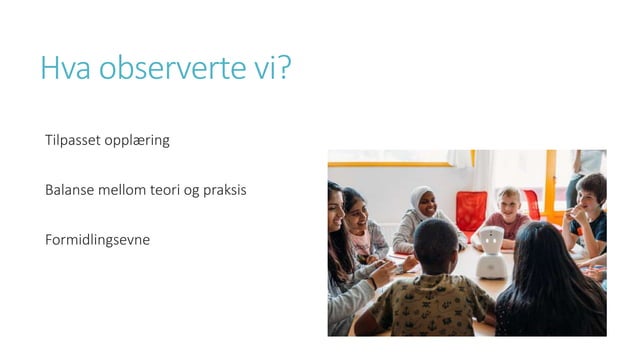 Observasjon av praksis | PPTX