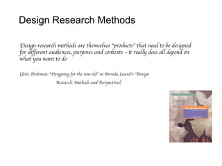 design research | PPT | Arts and Crafts | Hobbies & Interests