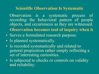 Observation | PPT