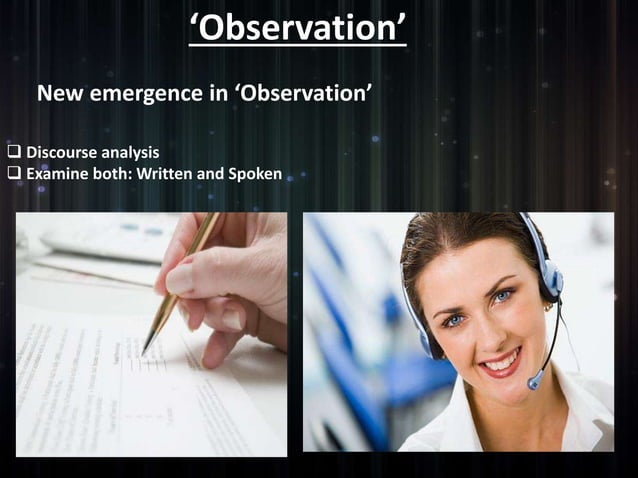 Observation | PPT