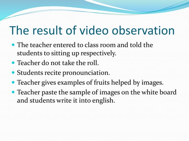 Observation | PPT