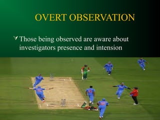 Observation Methods and techniques | PPT