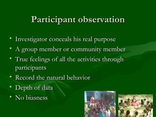 Observation: A tool of data collection | PPT