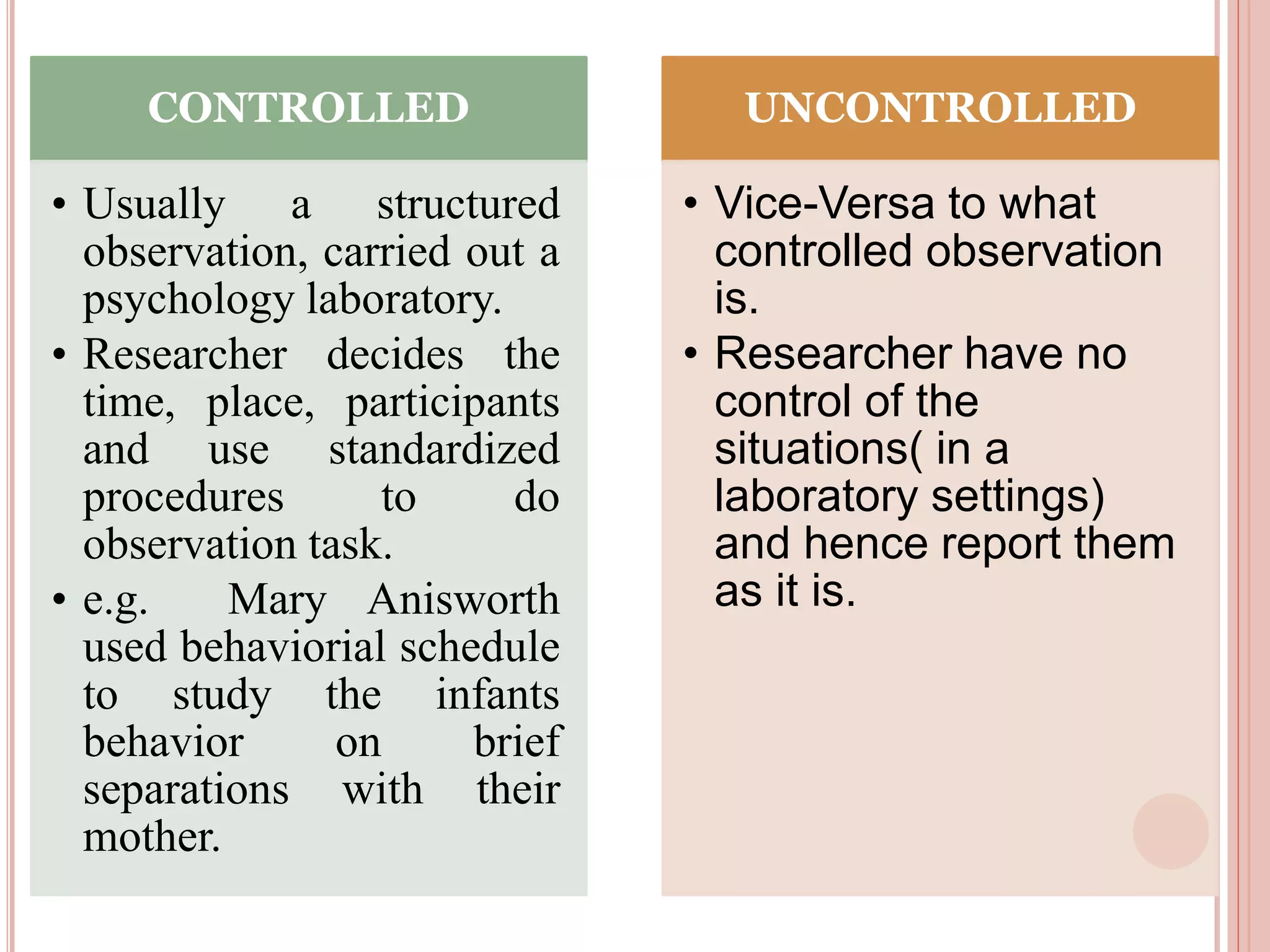 Observation | PPT