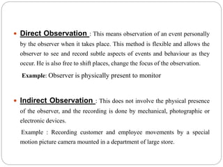 Observation research | PPT