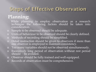 Observation | PDF