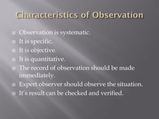 Observation | PPT