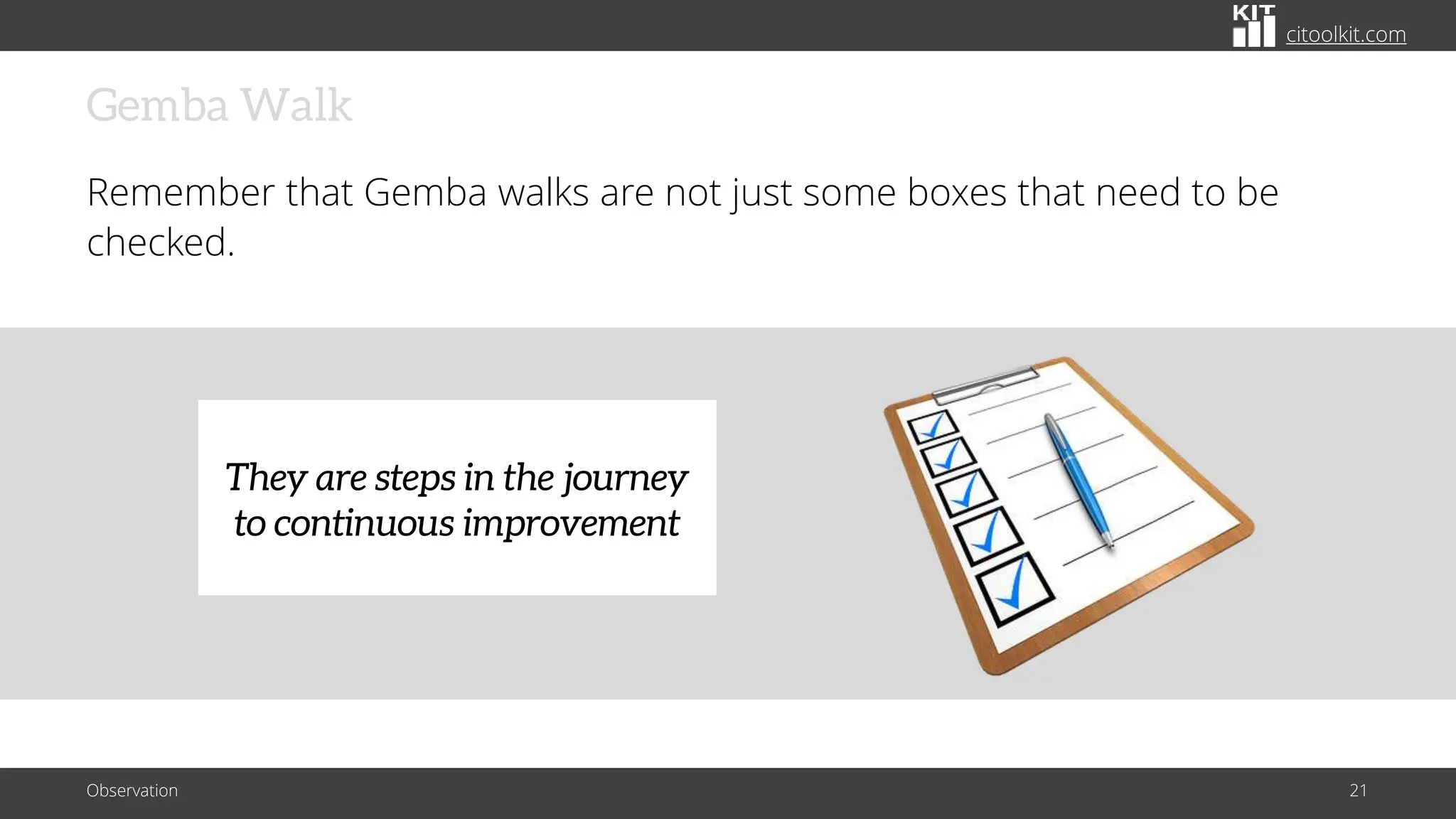 Improving Operations through Observation and Gemba Walks | PDF