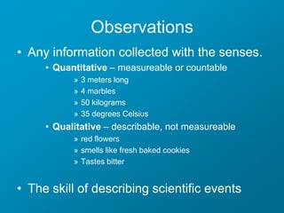 Observation & Inference (shared using http://VisualBee.com). | PPTX