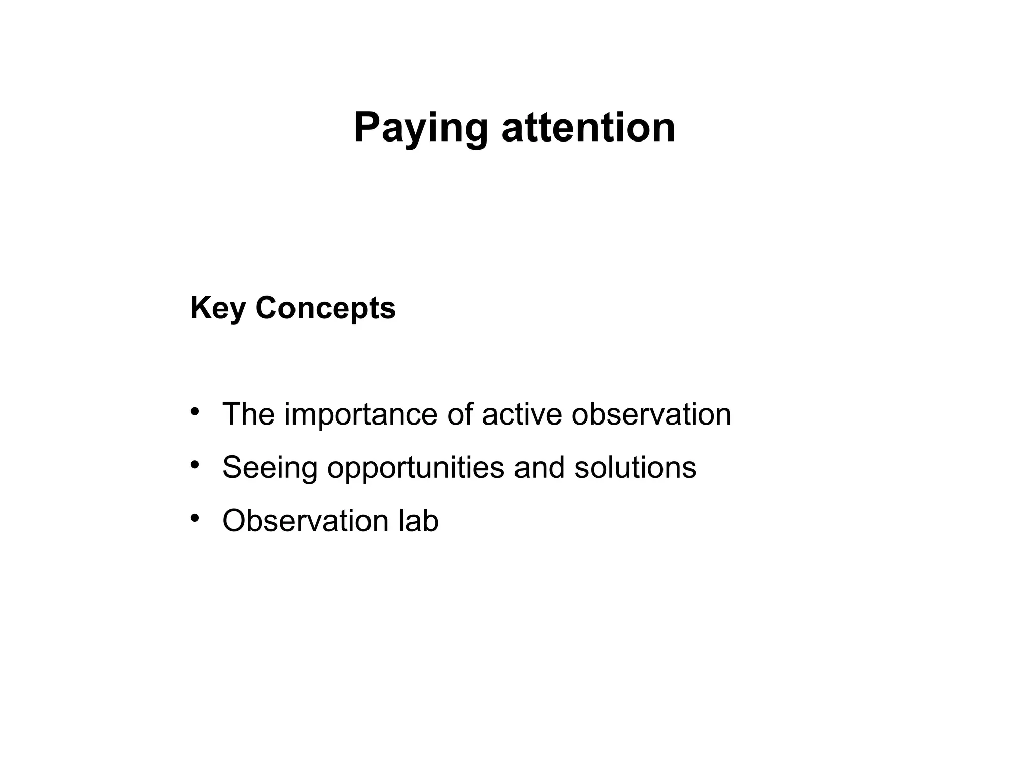 Observation lab | PPT