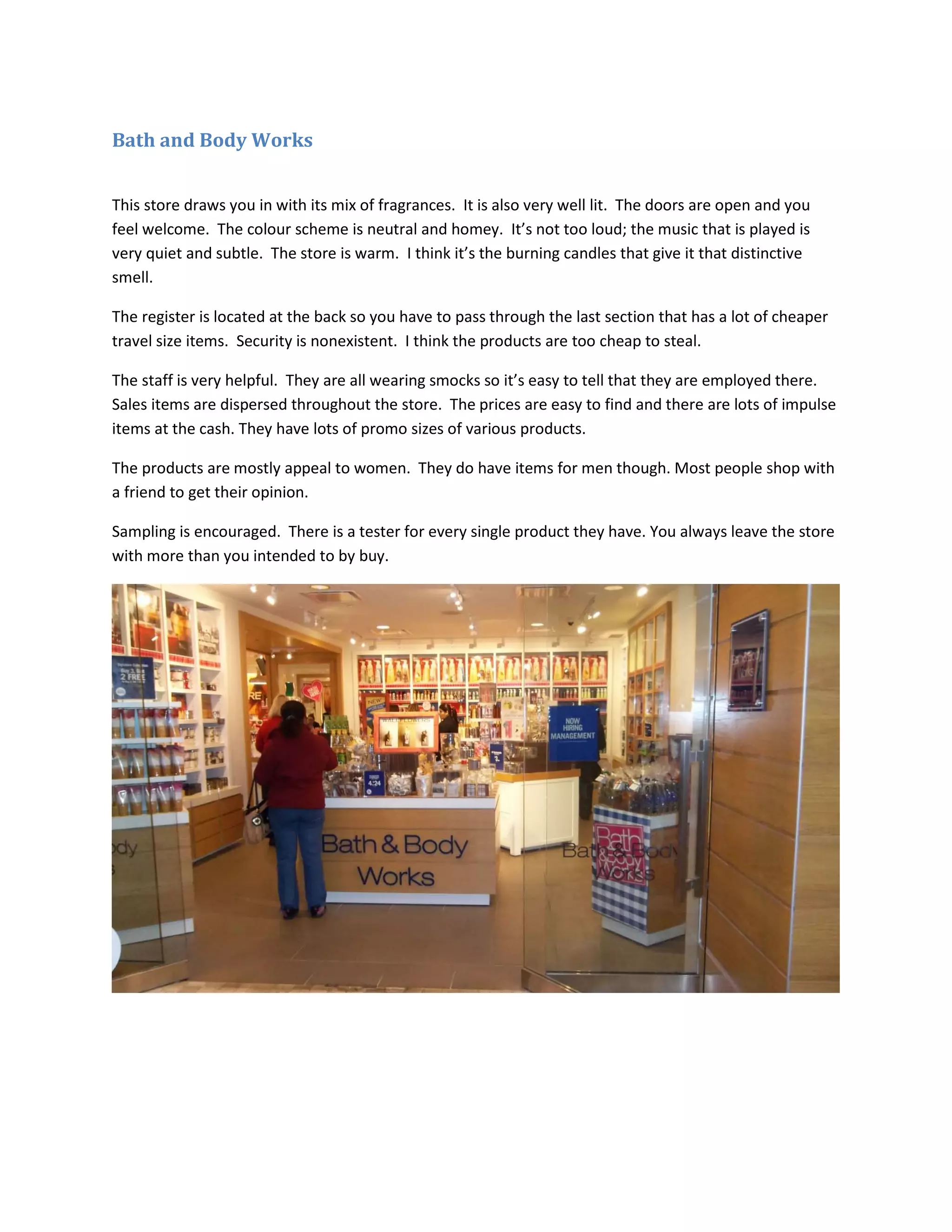 Observation retail-stores | PDF | Malls & Shopping Centers | Attractions