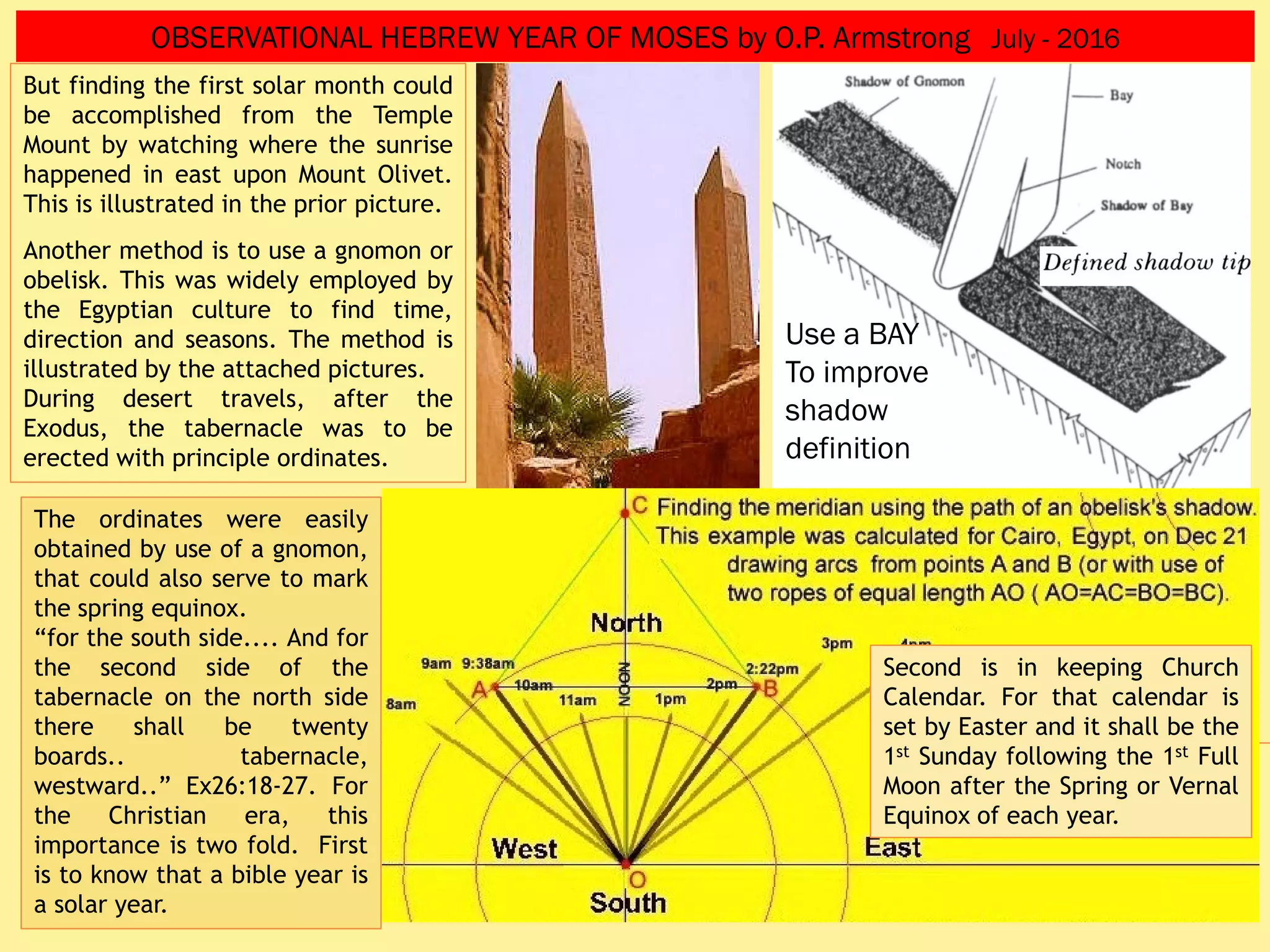 Observational Hebrew Year of Moses | PDF