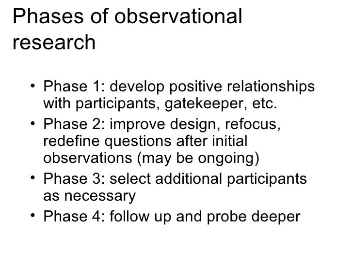Observational Research (version 1)