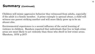 Observational (Social) Learning Theory | PPS