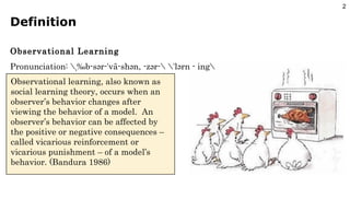 Observational (Social) Learning Theory | PPS