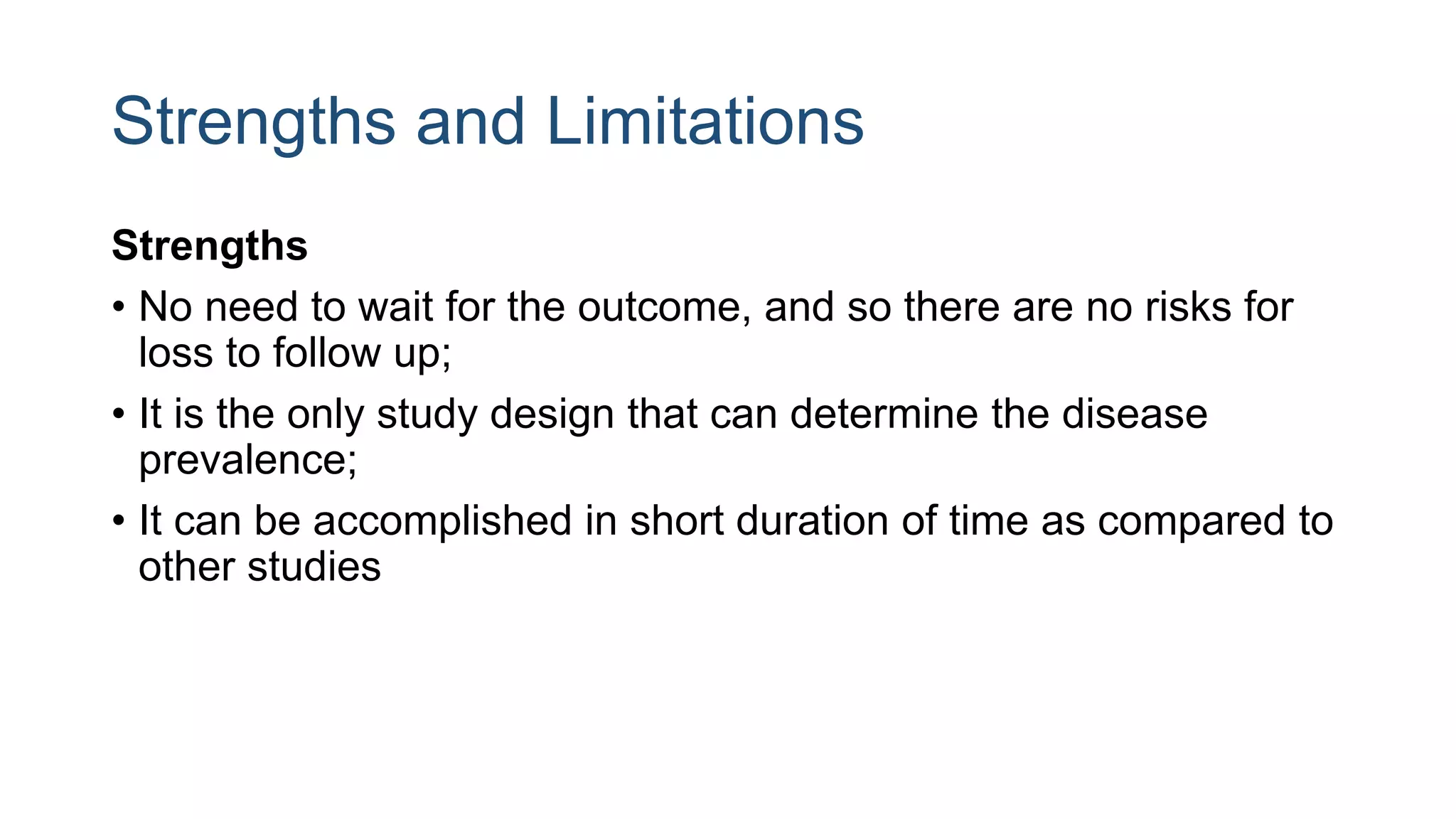 Observational analytical study: Cross-sectional, Case-control and ...