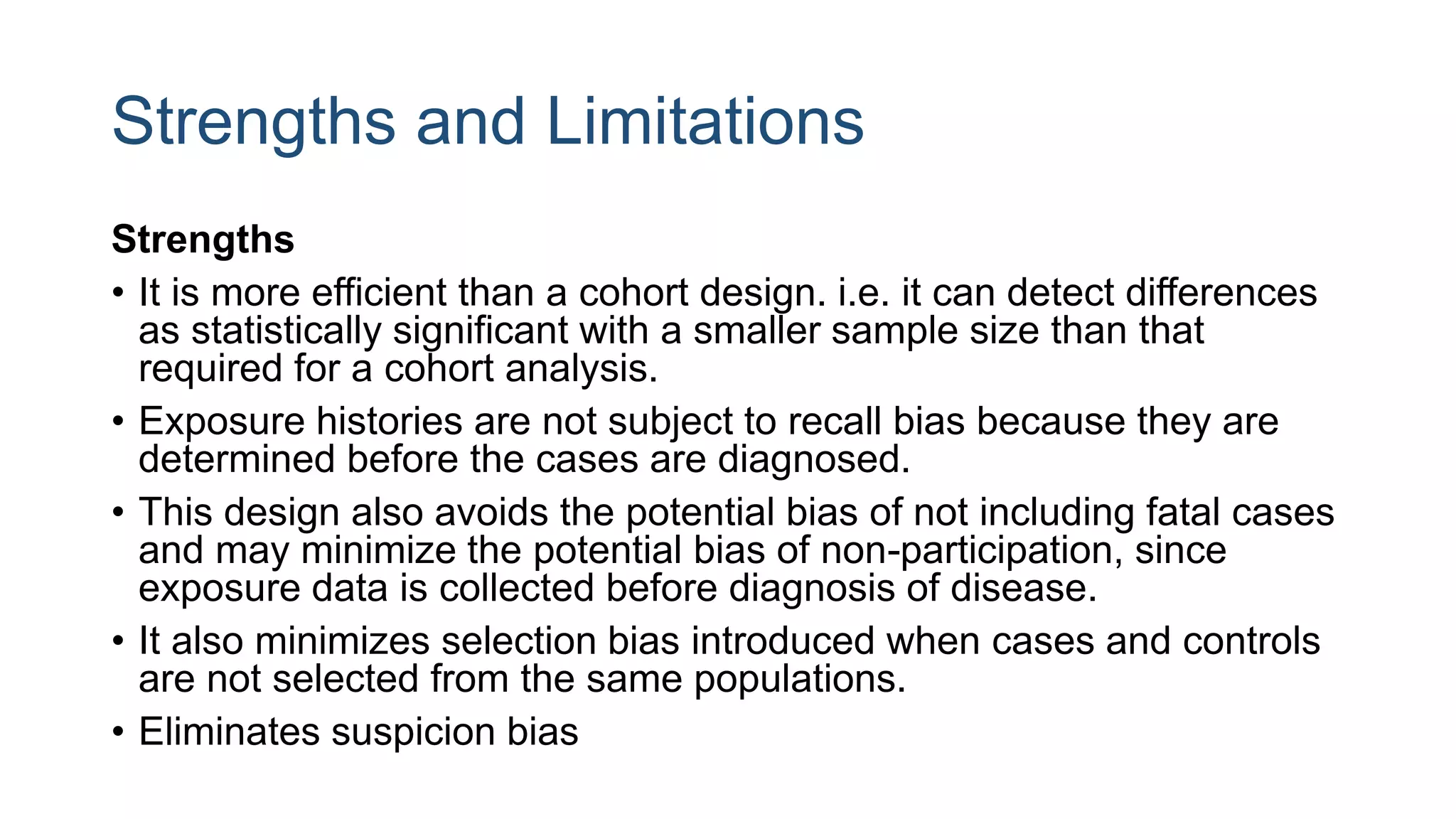 Observational analytical study: Cross-sectional, Case-control and ...