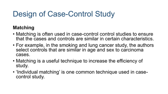Observational analytical study: Cross-sectional, Case-control and ...