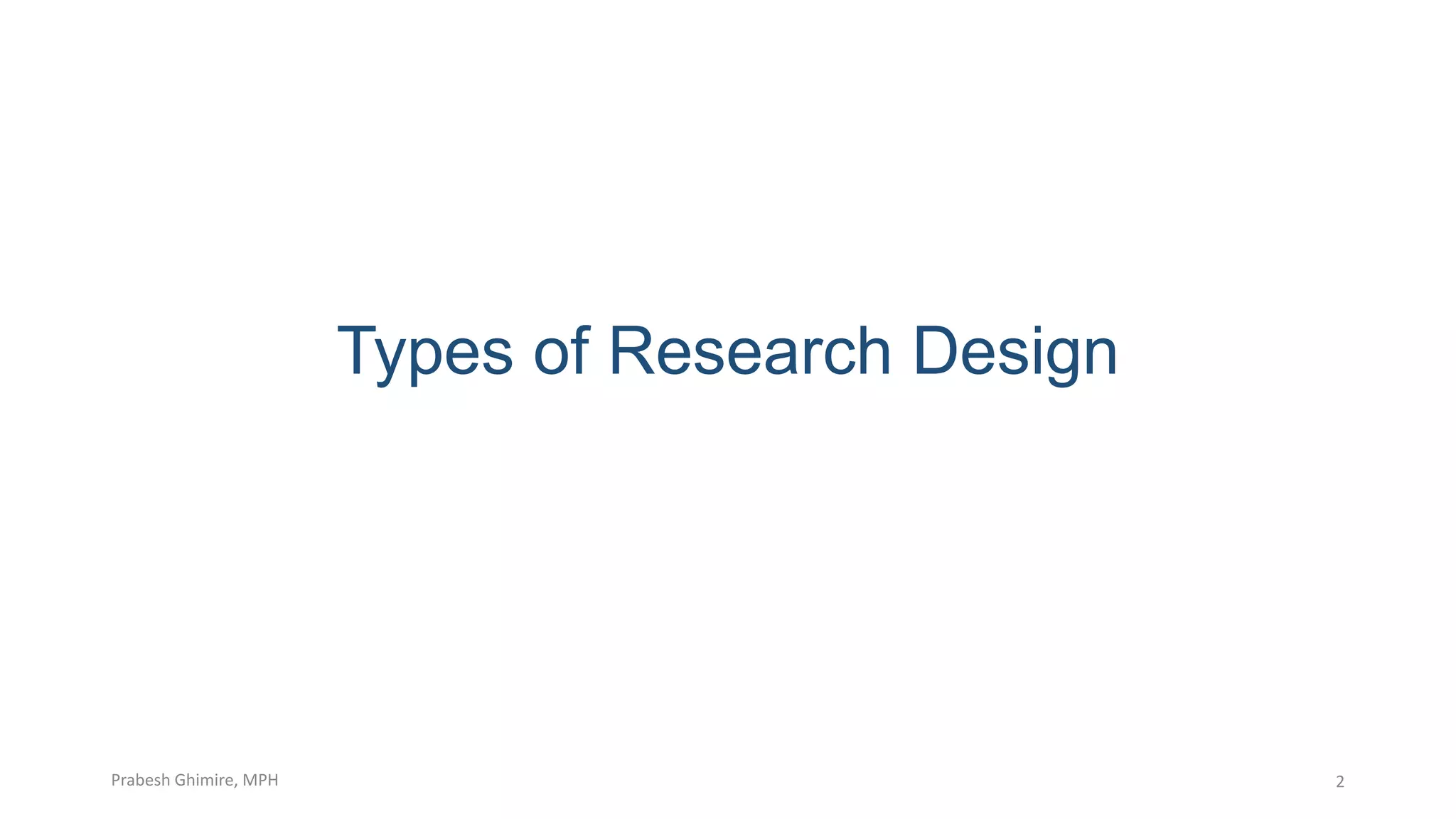 Observational descriptive study: case report, case series & ecological ...