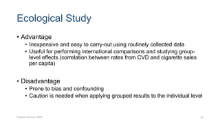 Observational descriptive study: case report, case series & ecological ...