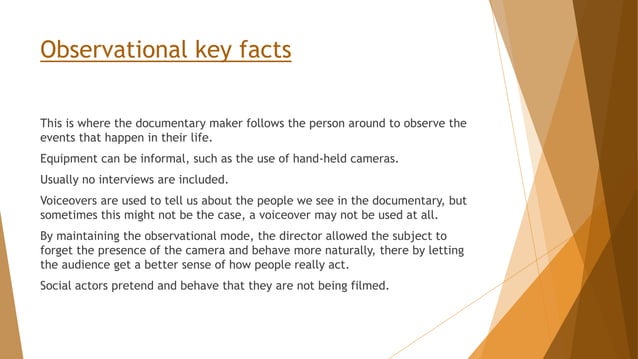 Observational documentary | PPT