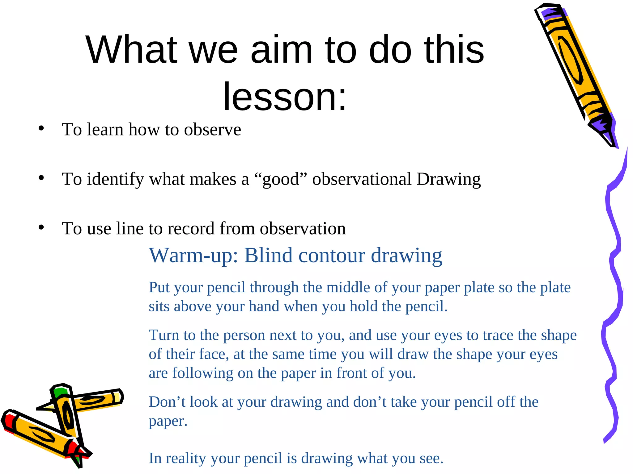 Observational drawing -birds_yr_10 | PPT