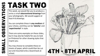 Observational drawing year 12 | PPTX