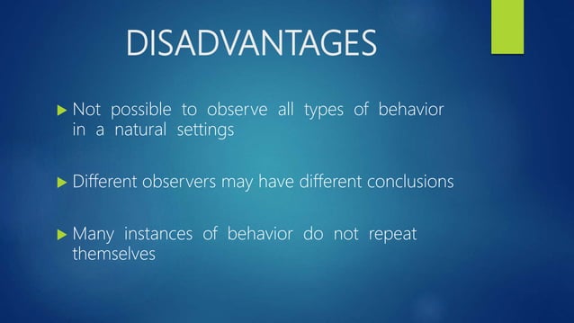 Observational method - Psychology | PPTX
