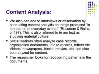 Observational methods | PPT