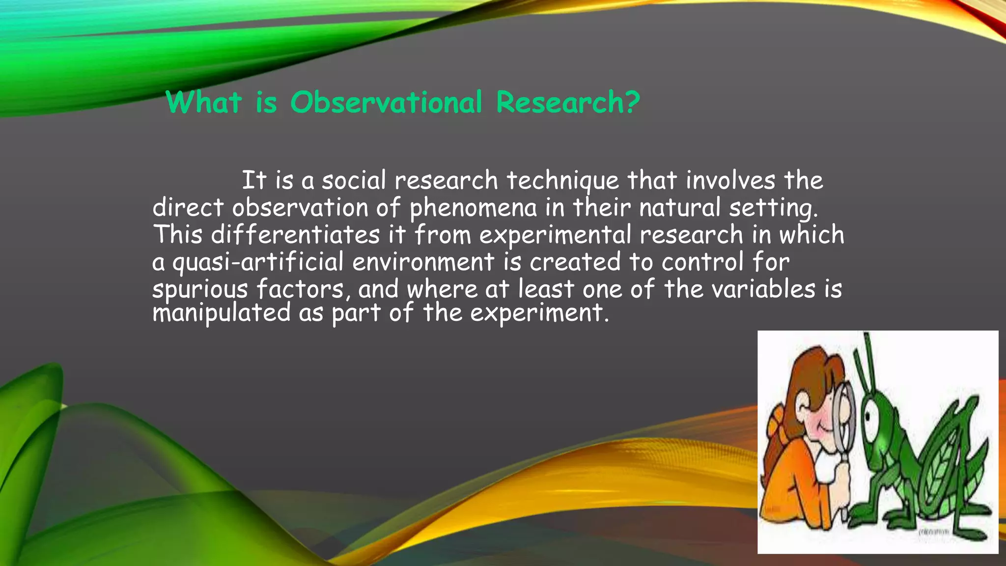 Observational research | PPTX