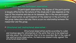 Observational research | PPTX