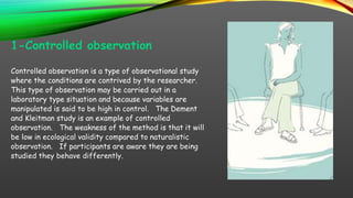 Observational research | PPTX