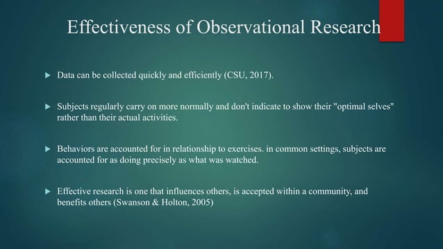 Observational research methods | PPT